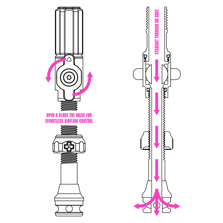 Big Bore Hybrid Tubeless Valves | Muc-Off UK