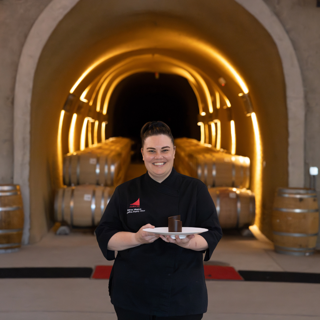 Brownie Sundae With Chocolate Cherry Ice Cream