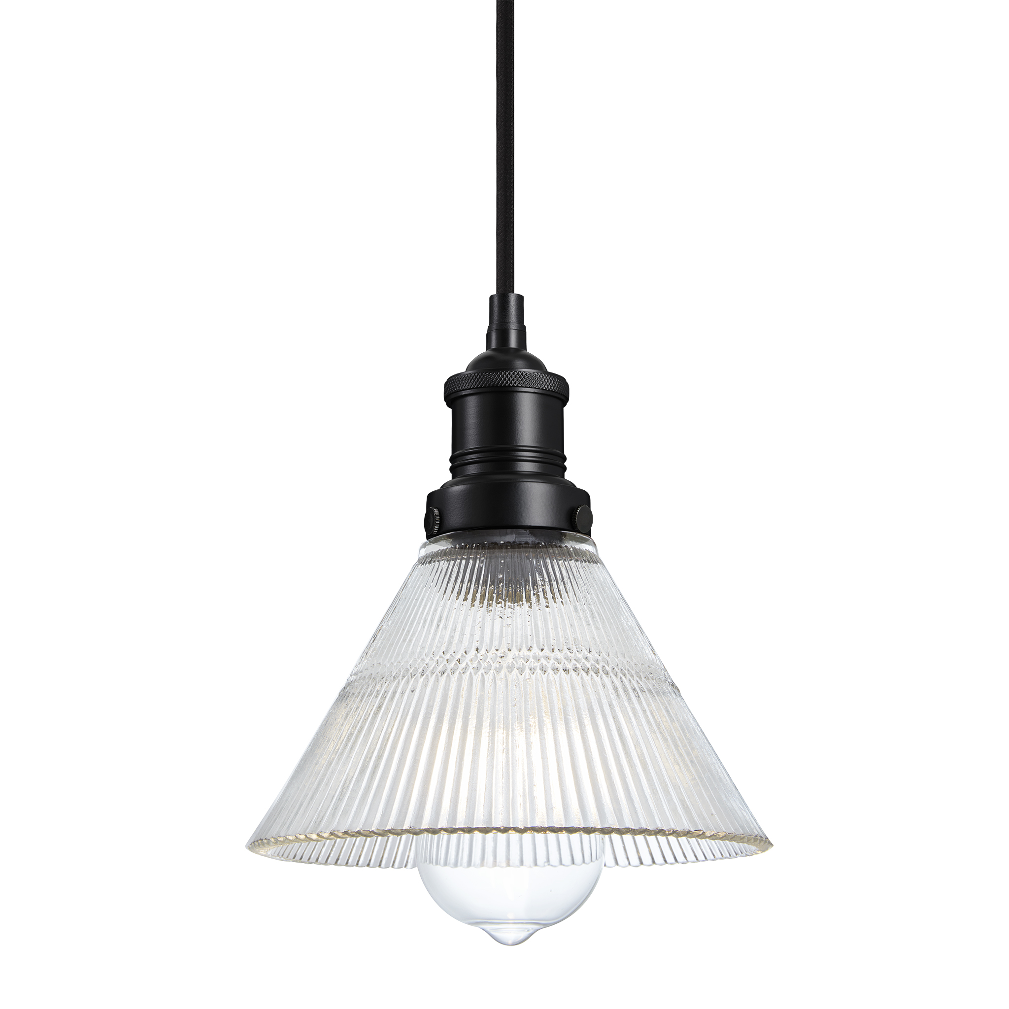 Brooklyn Glass Funnel Pendant - 7 Inch | Lighting