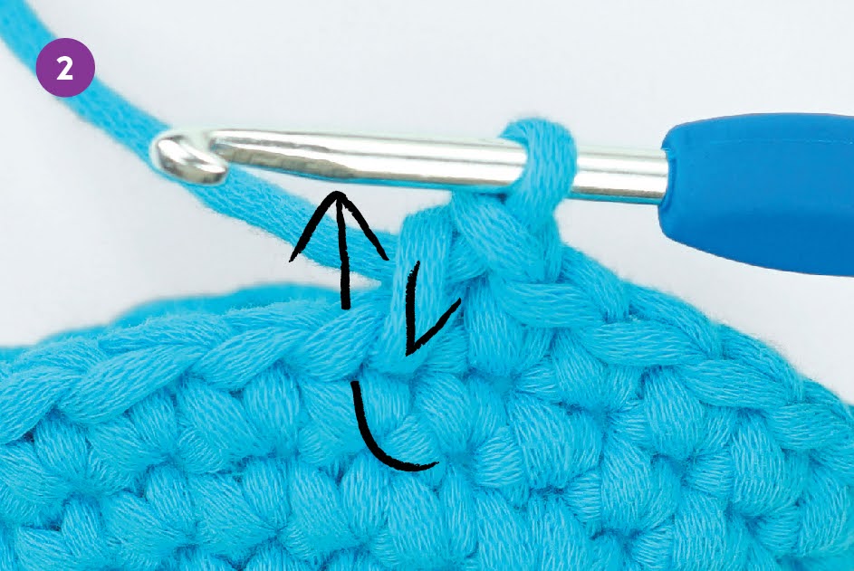 How To Single Crochet Increase Yarnyumstudio How To Single Crochet Increase Yarnyumstudio
