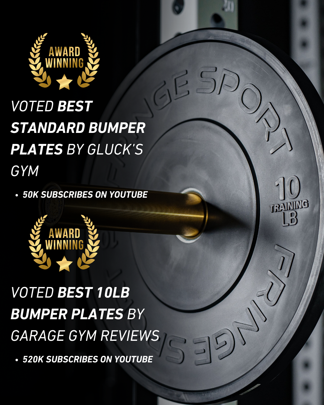 Black Bumper Plates and Olympic Bumper Plate Sets – Fringe Sport